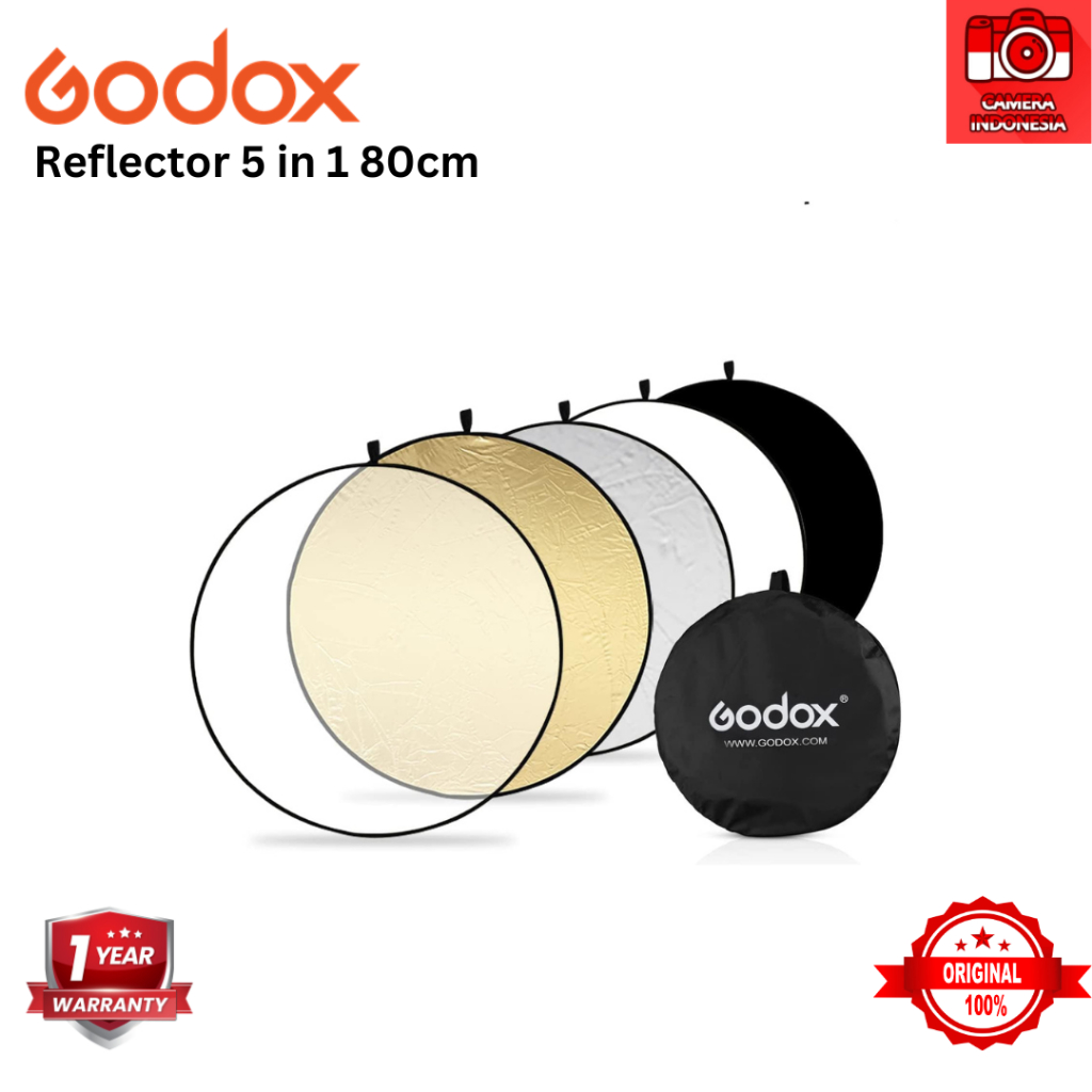 Jual Godox Reflector 5 in 1 80cm Reflektor Studio Foto | Shopee Indonesia