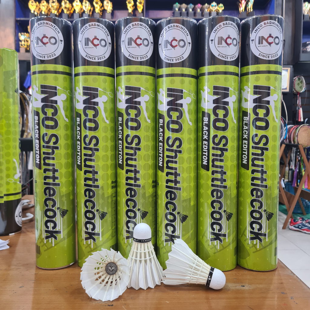 Jual Shuttlecock Badminton INCO BLACK Edition | Shopee Indonesia