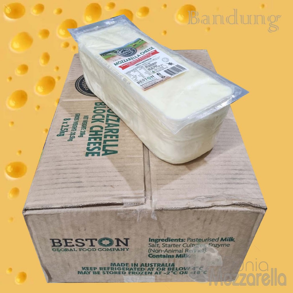 Jual Beston Mozzarella Cheese 2,5 Kg | Shopee Indonesia
