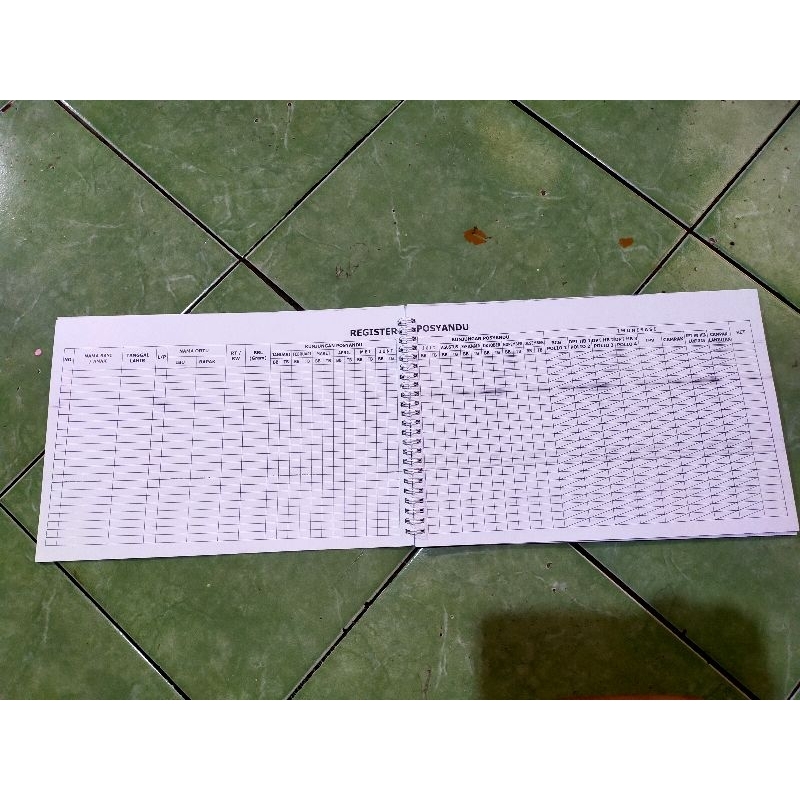 Jual REGISTER KOHORT POSYANDU ( harga untuk 2 buku) | Shopee Indonesia