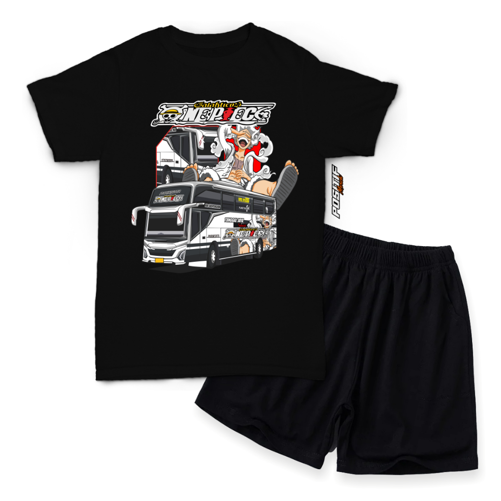 Jual BAJU KAOS SETELAN ANAK BUS ONE PIECE GALACTICOS TUNGGAL JAYA KAOS ...