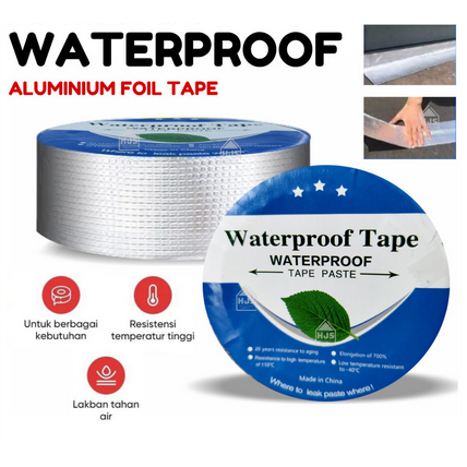 Jual HPP Lakban Anti Bocor 3M 5M | Aluminium Foil Waterproof Tape | Plasban Tahan Air Dan Suhu ...