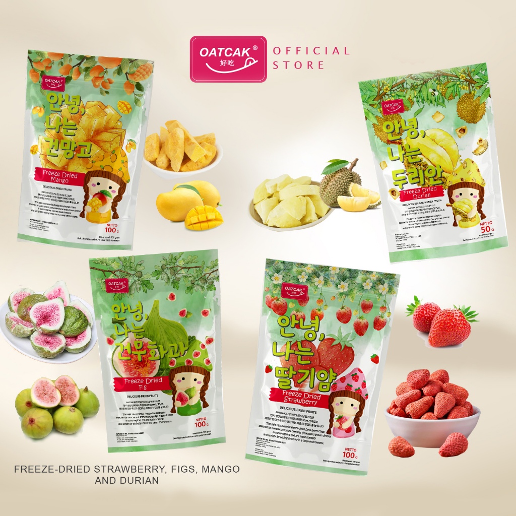 Jual OATCAK Adried Fruit / Freeze Fruit / Buah Kering Snack Korea Crispy Sweet IMPORT HALAL 100 ...