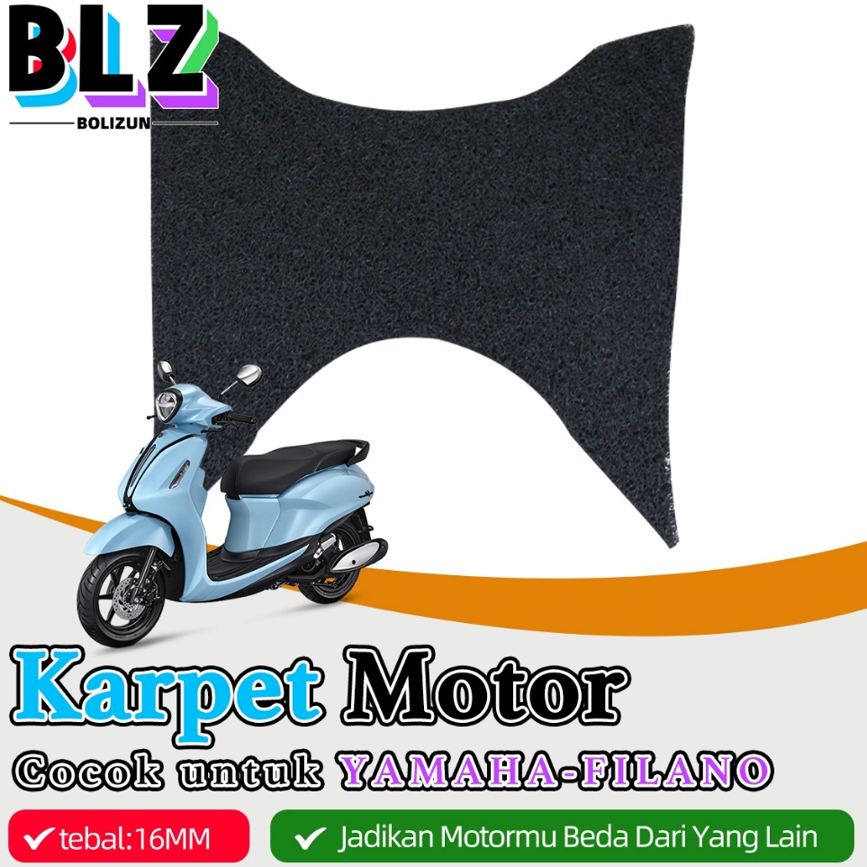 Jual KODE C42E BOLIZUN Karpet Motor Mie Bihun PVC Yamaha Filano Karpet ...
