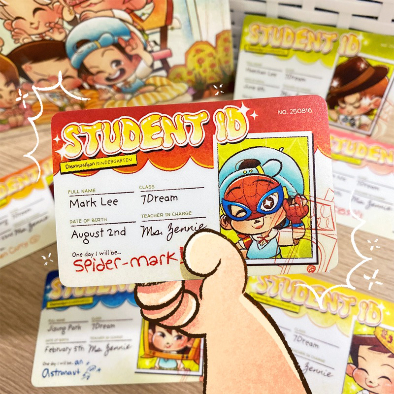 Jual 7Dream Student ID Big Sticker/ Flazz Sticker Skin - NCT Dream Die ...