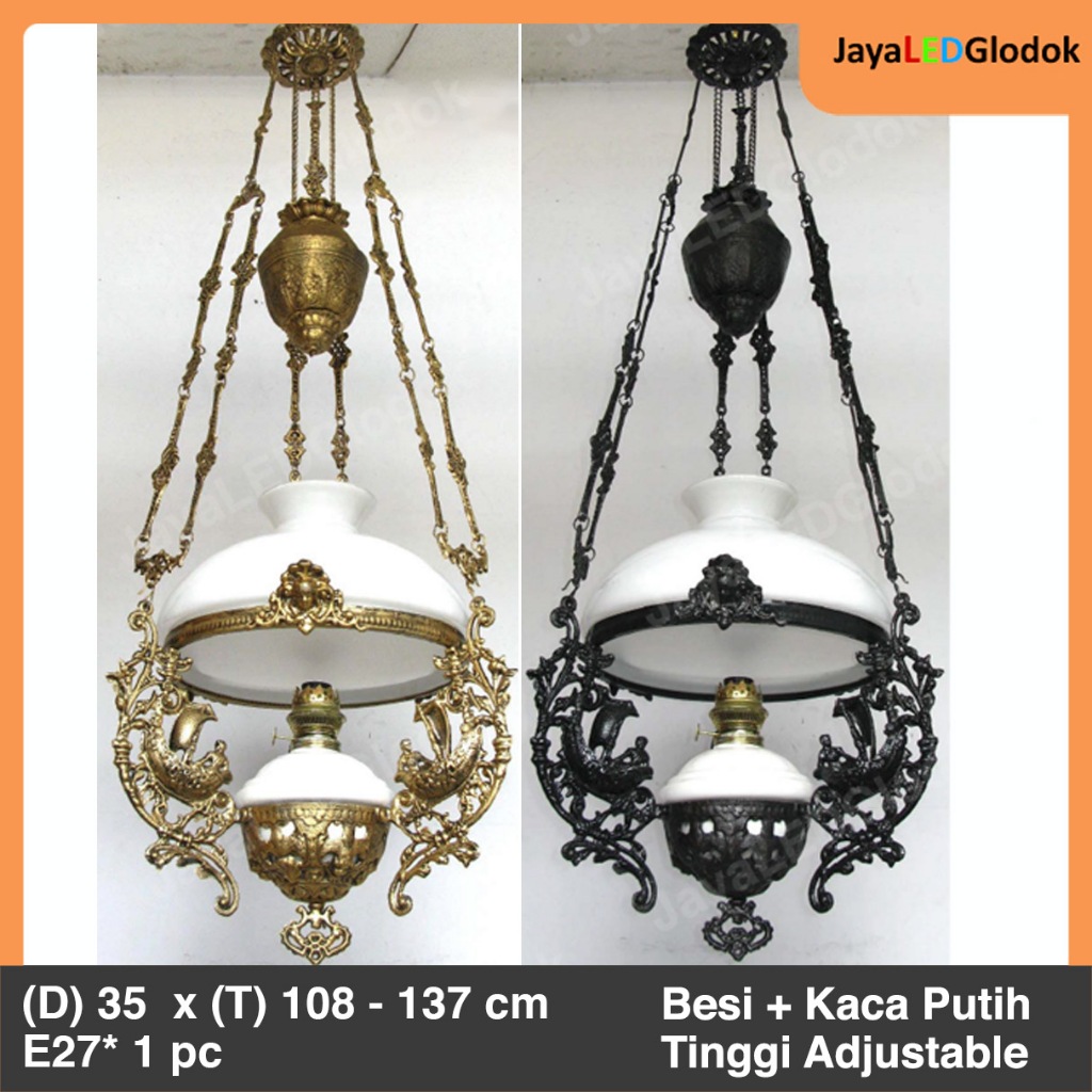 Jual Lampu Gantung Klasik Antik Ruang Tamu Jawa Betawi Hias | Shopee ...