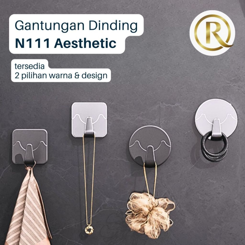 Jual Gantungan Dinding N111 Aesthetic Hanger Hook Tempel | Shopee Indonesia