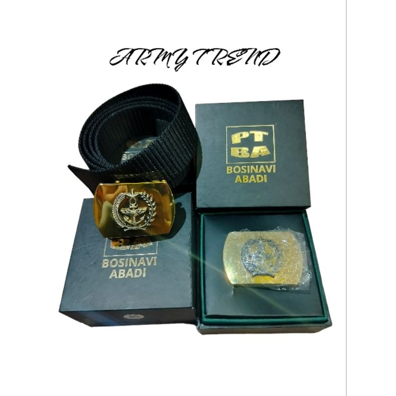 Jual SABUK PDH BOSINAVI JATAH TNI TERBARU / SABUK IKAT PINGGANG BOSINAVI PDH TNI AD TERBARU ...