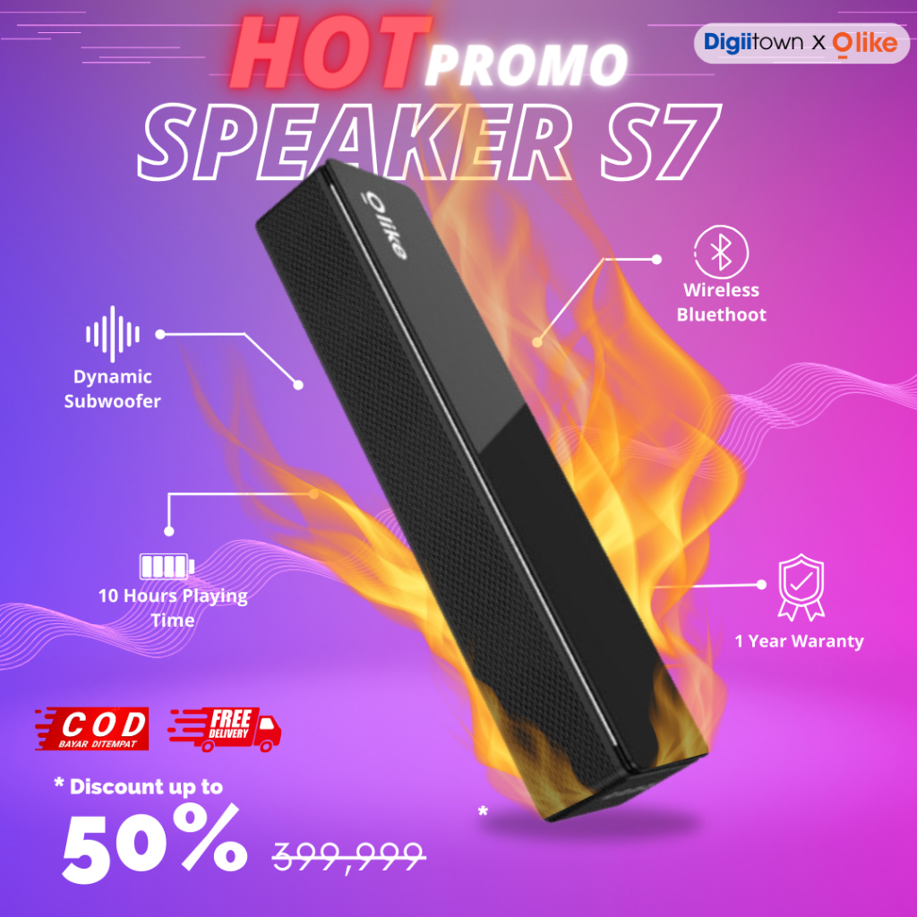Jual OLike S7 OBS700 Dynamic Speaker Subwoofer Theater Dynamic Speakers ...