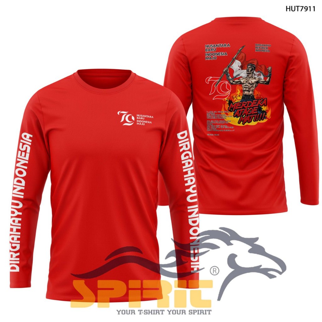 Jual BAJU KAOS 17 AGUSTUS 2024 KAOS HUT RI 79 BAJU 17 AGUSTUS 79 KATUN COMBAT 24s LENGAN PANJANG ...