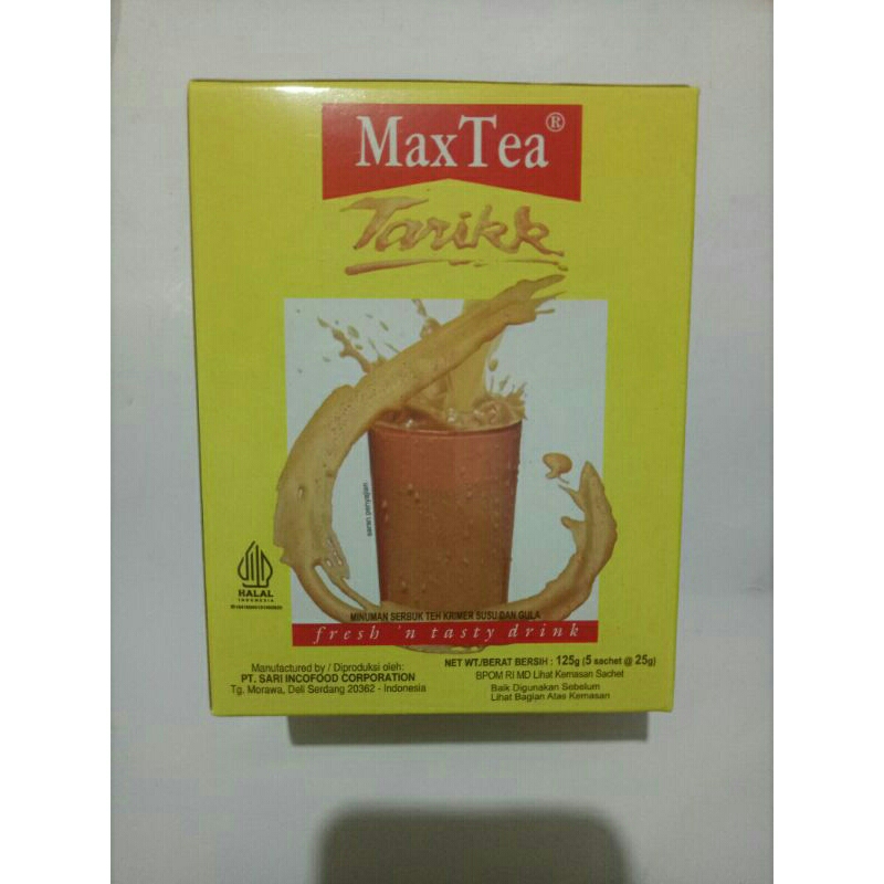 Jual Max tea tarik kotak 25gr 5s | Shopee Indonesia
