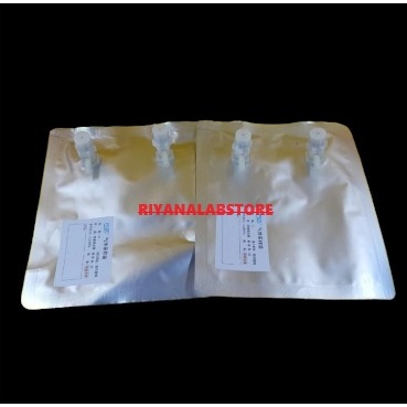 Jual Gas Sampling Bag Allumunium 5 L - Double Valve 7 orang melihat ...