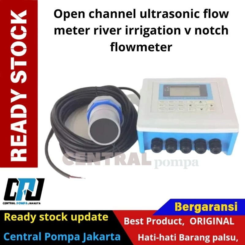 Jual Open channel ultrasonic flow meter river irrigation v notch flowmeter | Shopee Indonesia