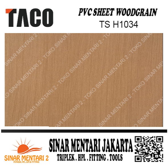 Jual TACO SHEET PVC WOODGRAIN TS H1034 | Shopee Indonesia