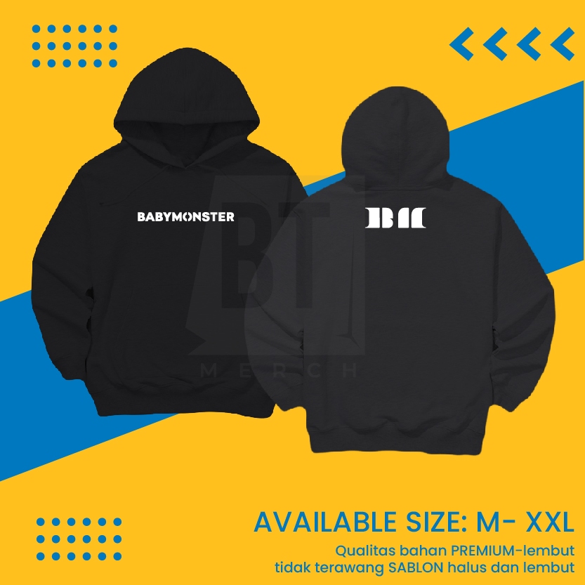 Jual Outfitidols - Hoodie Jumper Babymonster Baemon Logo | Shopee Indonesia