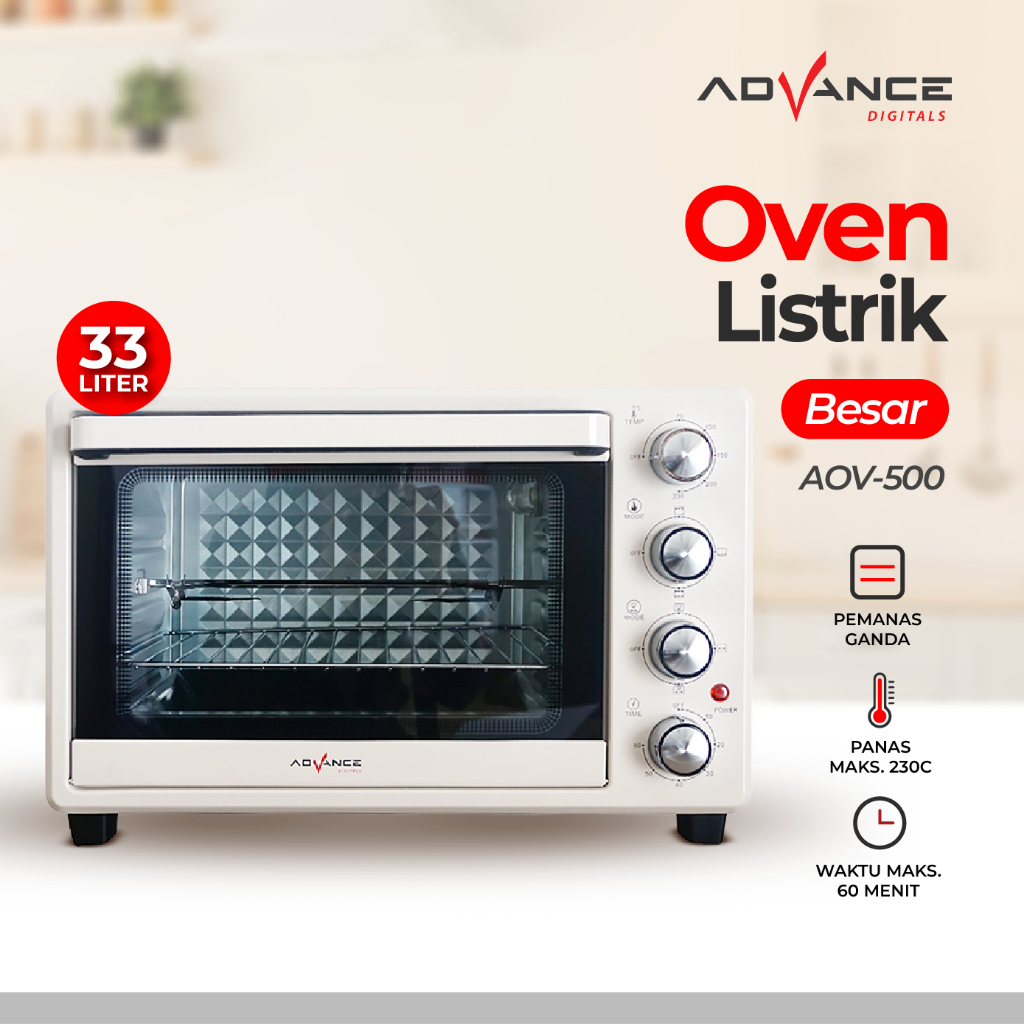 Jual Advance Oven Electric (Oven Listrik ) + Rotisseris AOV-500 ...