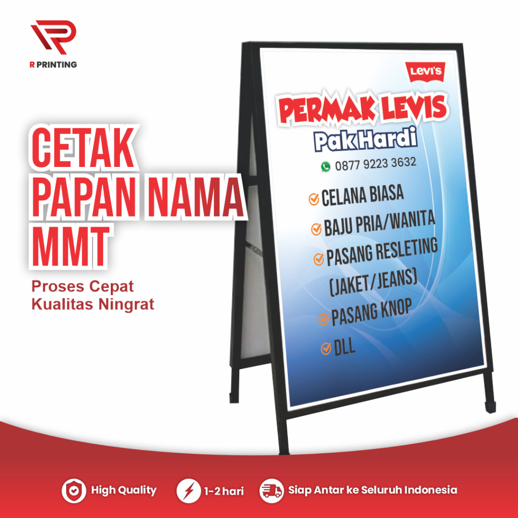 Jual Papan Nama Banner MMT | Shopee Indonesia