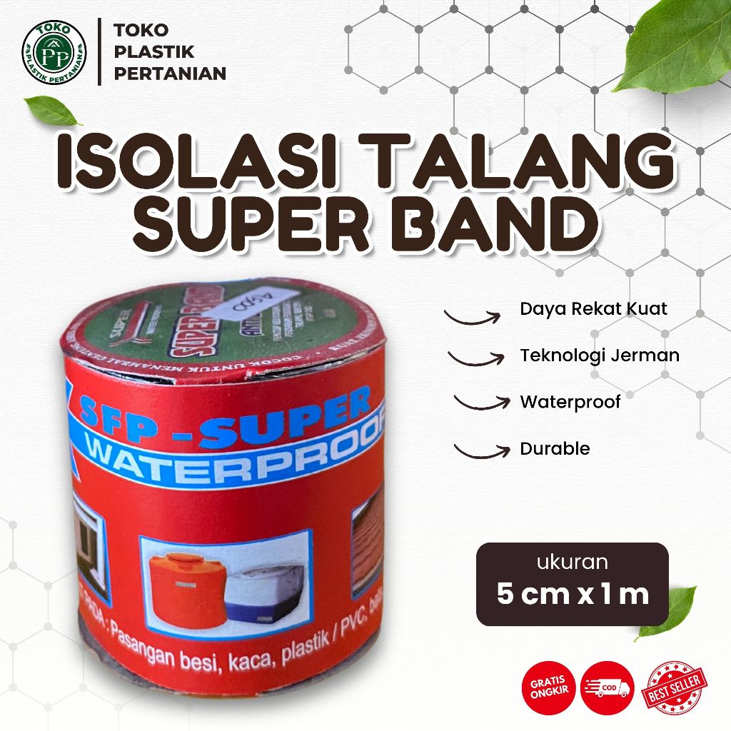 Jual ISOLASI TALANG / LEM SENG / PENAMBAL SENG ANTI BOCOR SUPER BAND ...