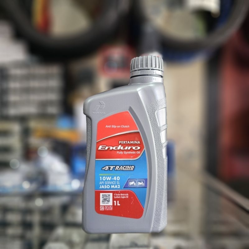 Jual Oli Mesin Motor Pertamina Enduro Racing 4T SAE 10W-40 1000ml / 1 Liter Original | Shopee ...