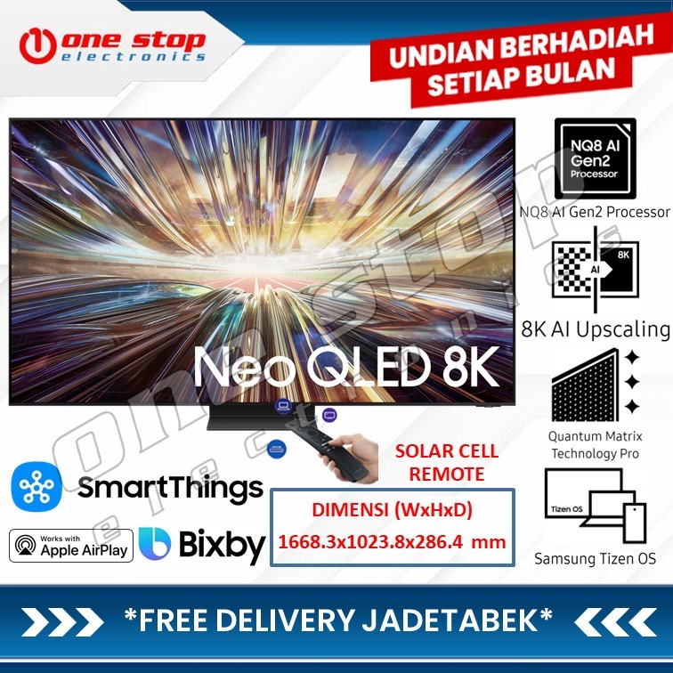 Jual SAMSUNG 75QN800D / QN800D Neo QLED 8K Tizen OS Smart TV 75 Inch ...