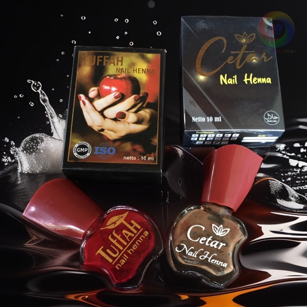 Jual Cetar vs Tuffah nail henna kutek halal wudhu cat kuku inai kuku ...