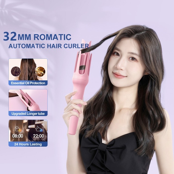 Jual Alat Pengeriting Rambut Otomatis Untuk Rambut Halus Tanpa Merusak ...