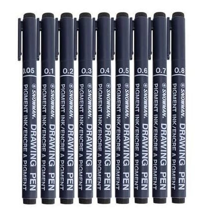 Jual Snowman - Drawing Pen FT-700 - Ready Semua Ukuran 0.05 - 0.8 ...