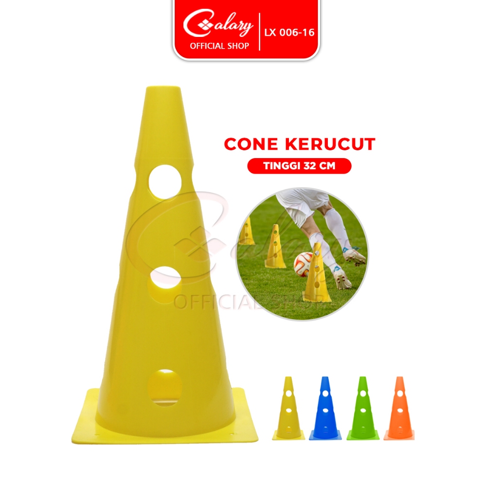 Jual SPEEDS Cone Kerucut Tinggi 32cm Penanda Olahraga Futsal Sepak Bola ...