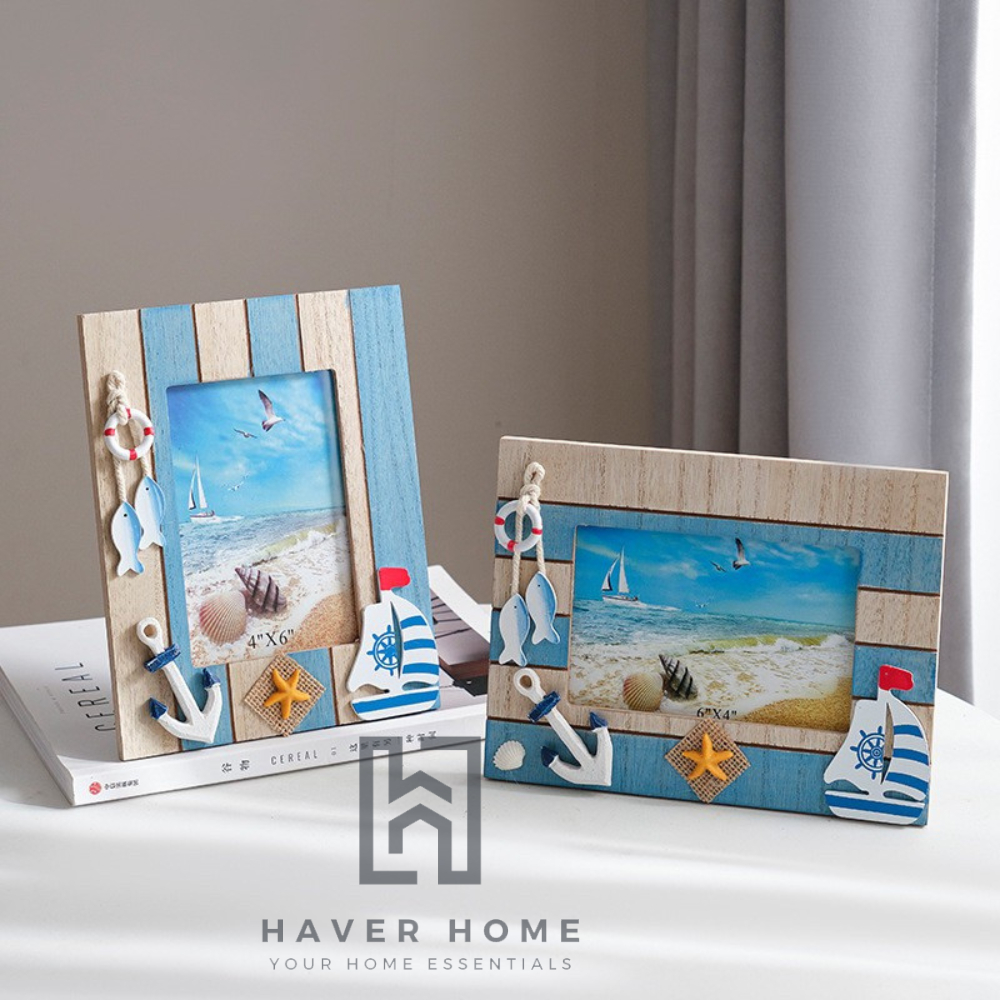 Jual Marine Photo Frame Unik Bingkai Foto Tema Laut Aesthetic Pajangan ...