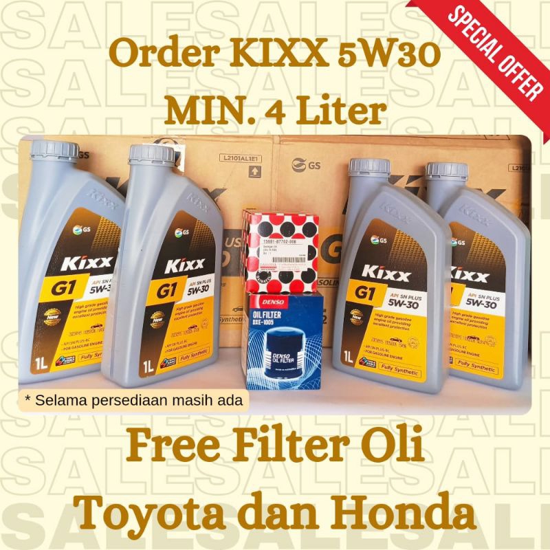 Jual KIXX G1 5W30 API SN PLUS | Shopee Indonesia