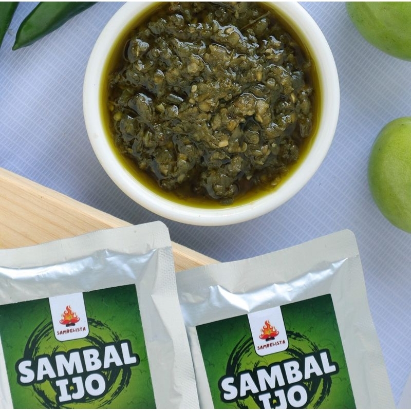 Jual SAMBELISTA | PAKET SAMBAL IJO SACHET | SAMBAL IJO PRAKTIS | SAMBAL ...