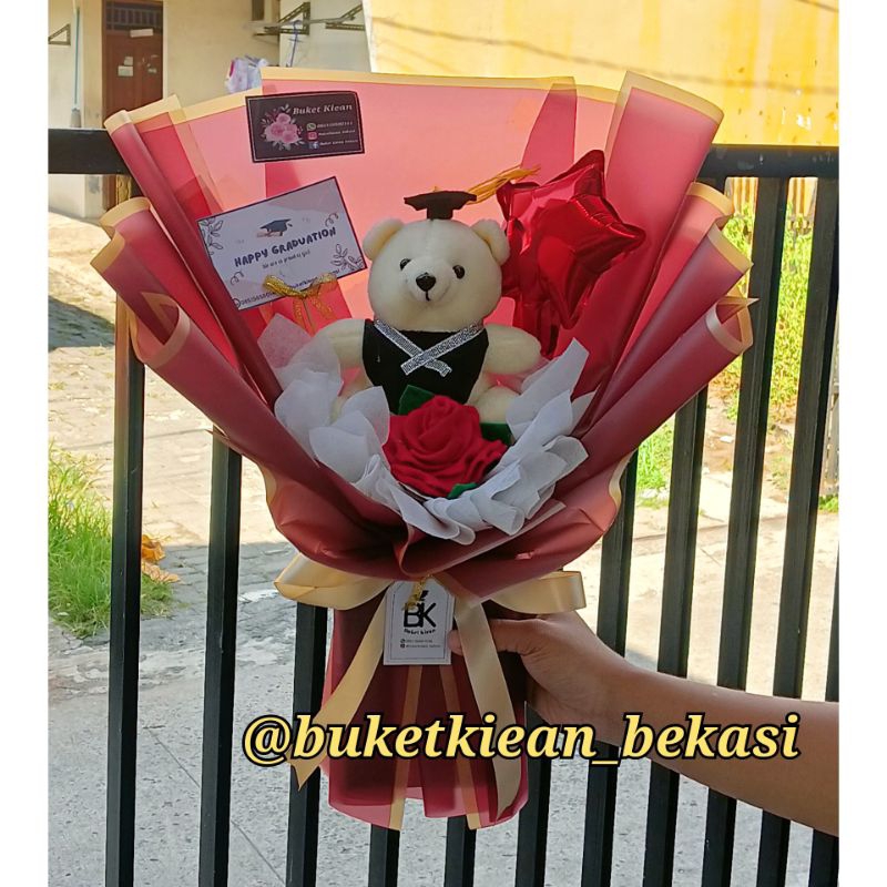 Jual buket boneka wisuda/ buket bunga / buket wisuda/ buket simpel ...