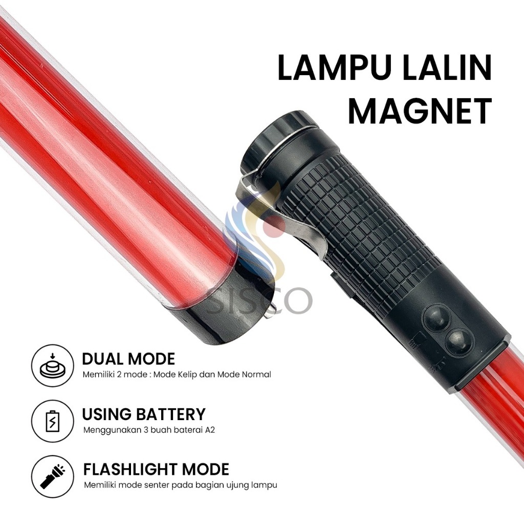 Jual Lampu Lalin Magnet Senter Lalin Parkir Security Parkir Lampu Lalu ...