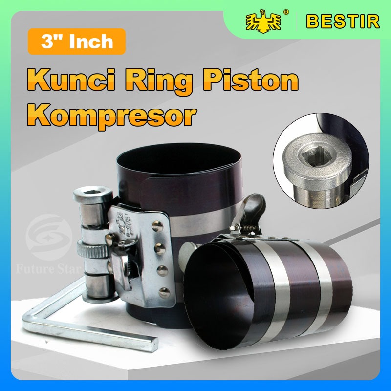 Jual Kunci Ring Piston Kompresor Presan 3" Inch Treker Car Engine Press ...