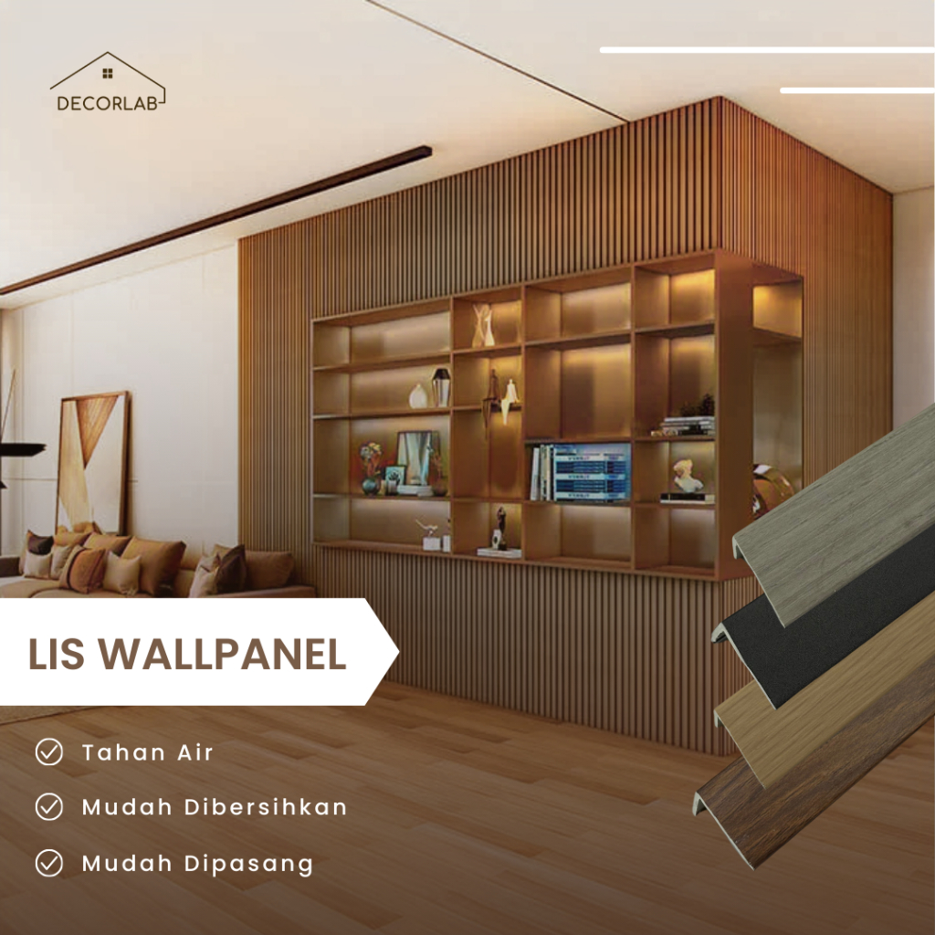 Jual Lis Penutup Wallpanel | List siku L WPC Wallpanel | Lis Wallpanel ...
