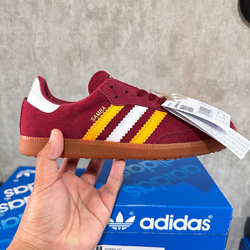 Jual ADIDAS SAMBA OG "USC TROJANS" BURGUNDY (IG1825) | Shopee Indonesia