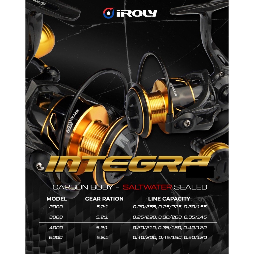 Jual Reel Pancing Spinning IROLY INTEGRA 9+1BB Power Handle | Shopee ...