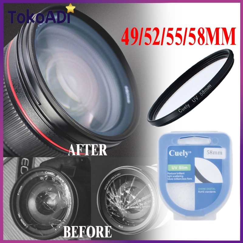 Jual UV Filter Cuely Kamera DSLR Mirrorless / Filter Untuk UV Canon ...