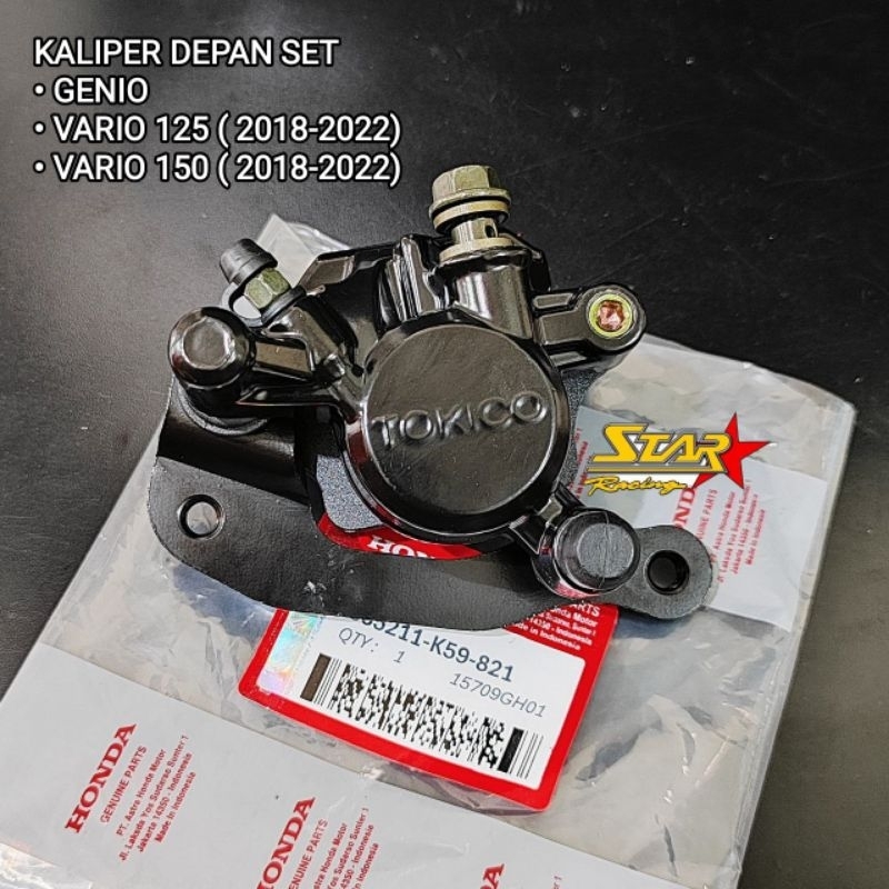 Jual Kaliper Depan Vario 150 (2018-2022), Vario 125 (2018-2022), Genio ...