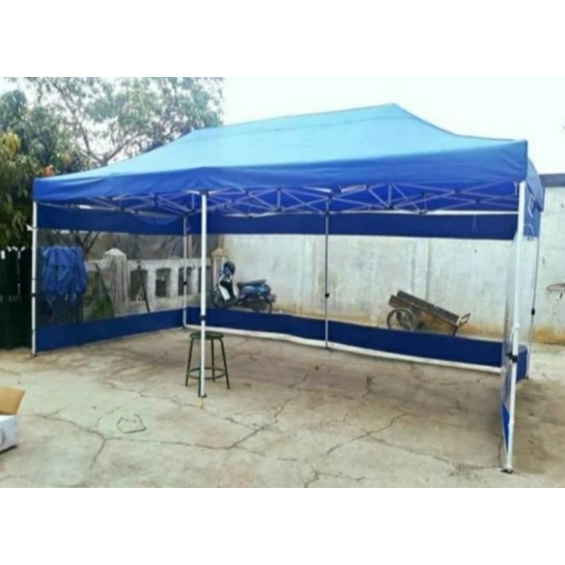 Jual tenda Lipat 3x6 premium set dinding 3 sisi | Shopee Indonesia