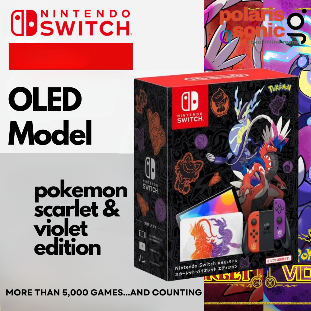Jual Nintendo Switch OLED Pokemon Scarlet & Violet Edition Console | Shopee Indonesia