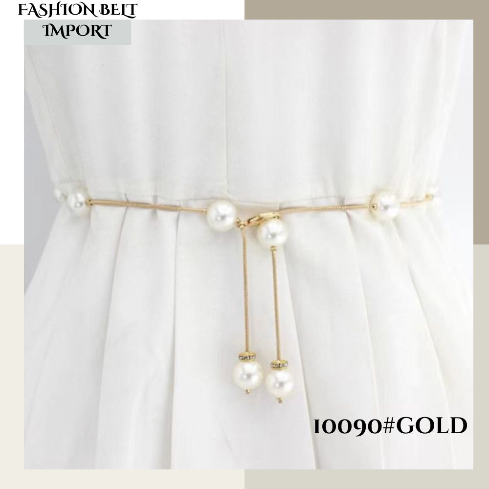 Jual SMARTGIRL NEW Ikat Pinggang Wanita Fashion Belt/Tali Pinggang Cewek Rantai Mutiara 10090 ...