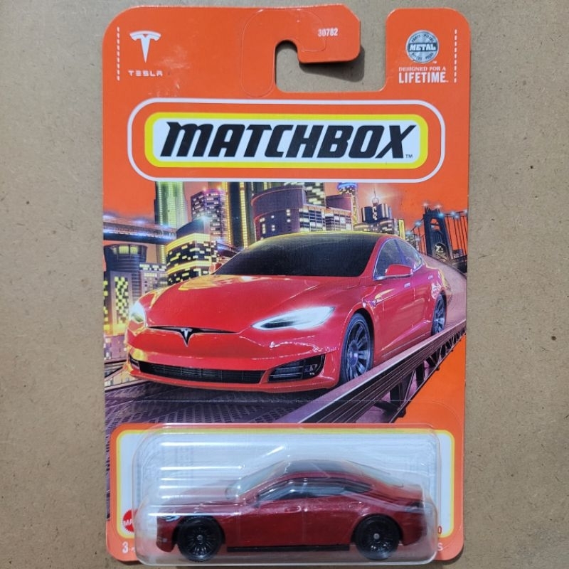 Jual MATCHBOX TESLA MODEL S / TESLA [ RED ] | Shopee Indonesia