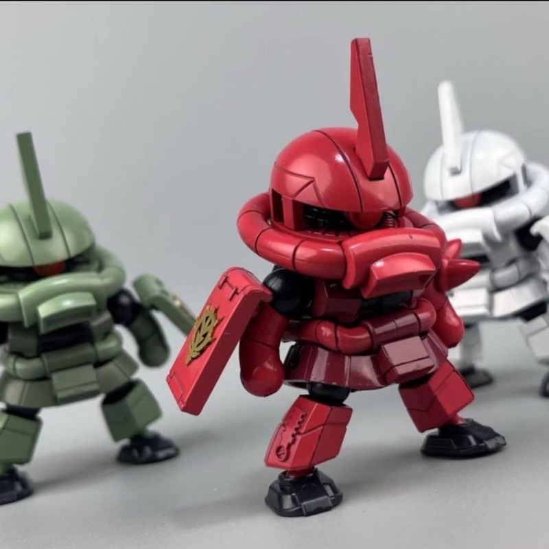 Jual SD Zaku Super Star Model Magic Three Warriors Zaku Wave 3 Pcs (Chars, Zaku II, Shins ...