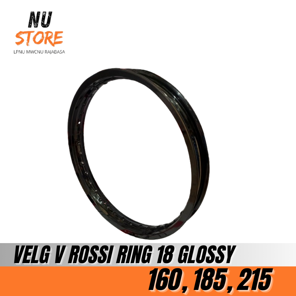 Jual VELG ROSSI RING 18 HITAM DOFF dan GLOSSY (160/185/215) | Shopee ...