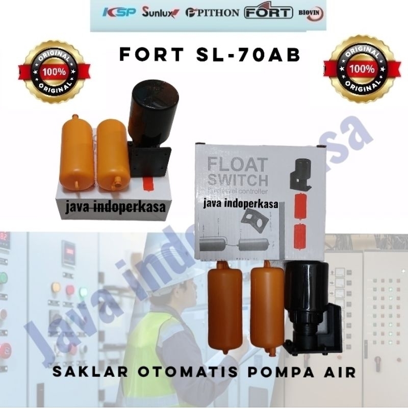 Jual FORT SL-70AB float switch saklar otomatis pompa air pemasangan di ...