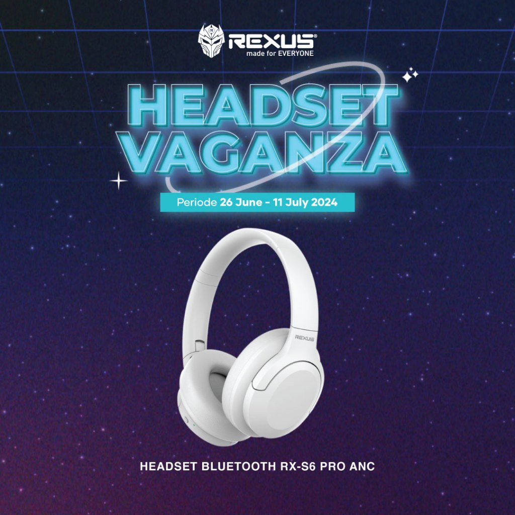 Jual Rexus S6 Pro Wireless Bluetooth Headset With ANC Noise ...