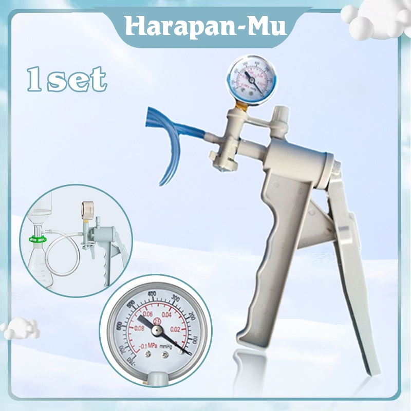 Jual Manual Hand Vacuum Pump Filtration With Gauge Pompa Vakum Manual ...