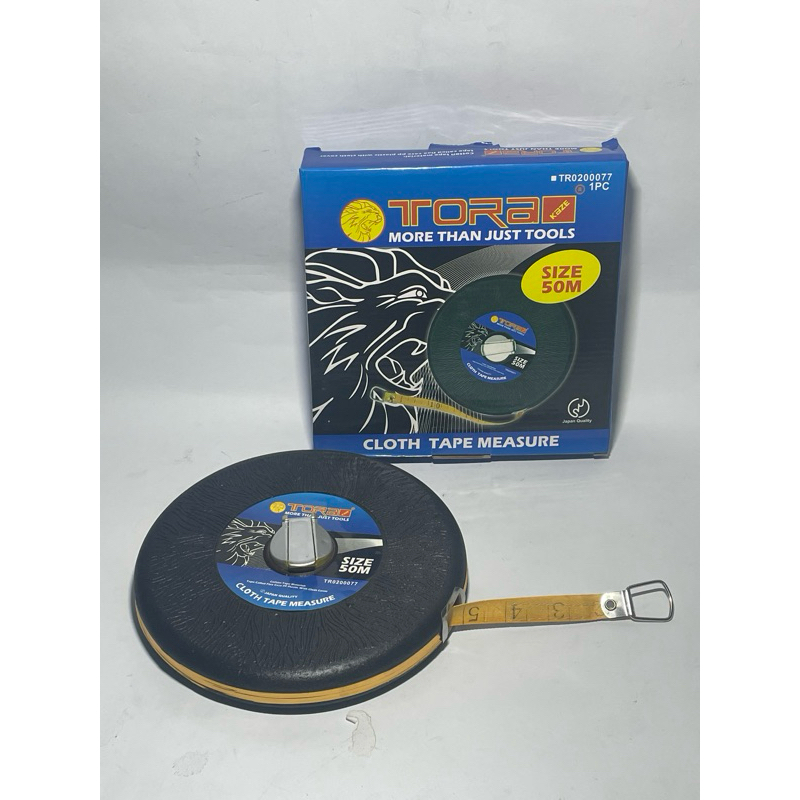 Jual METERAN TANCAP ROLL KAIN BULAT 50M TORA/ CLOTH TAPE MASURE/ALAT ...