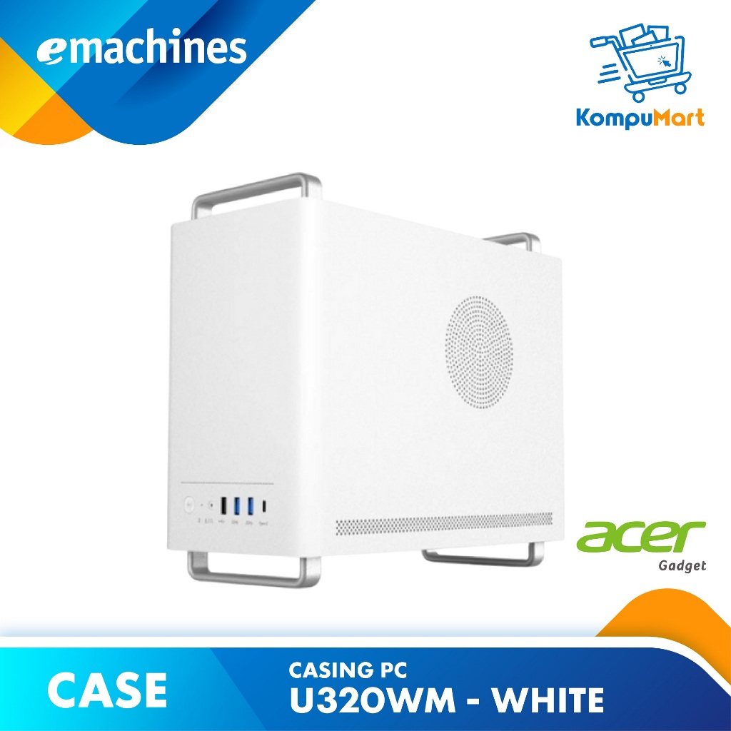 Jual Casing Emachines U320WM White- MATX Case | Shopee Indonesia